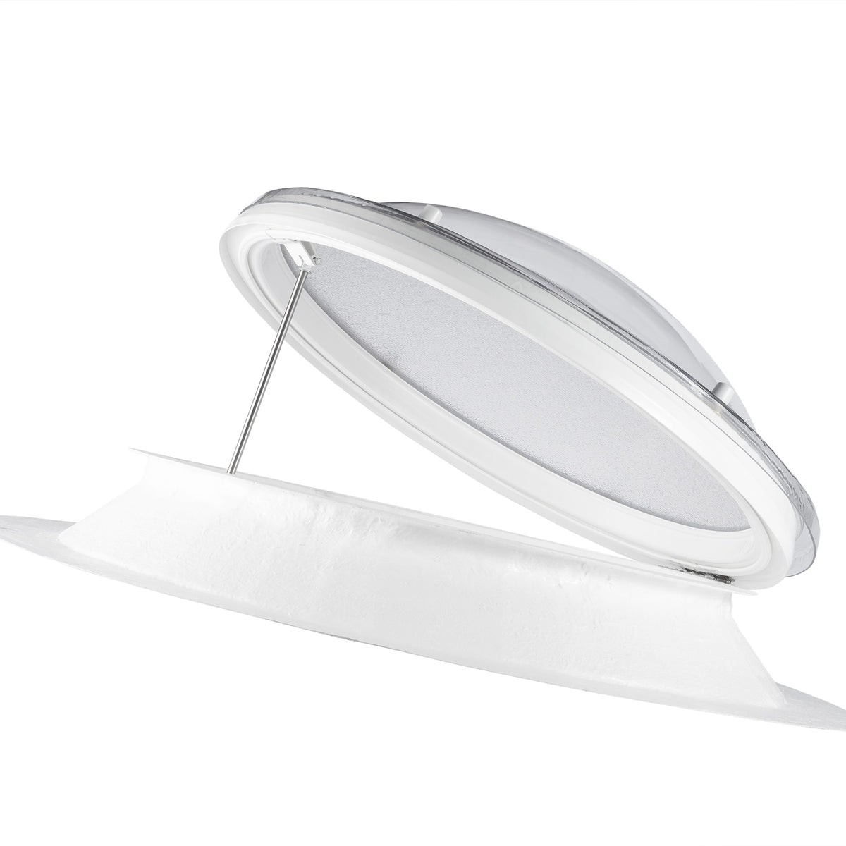 Coxdome Circular Range Polycarbonate - Manual Vent with Upstand 300mm ...