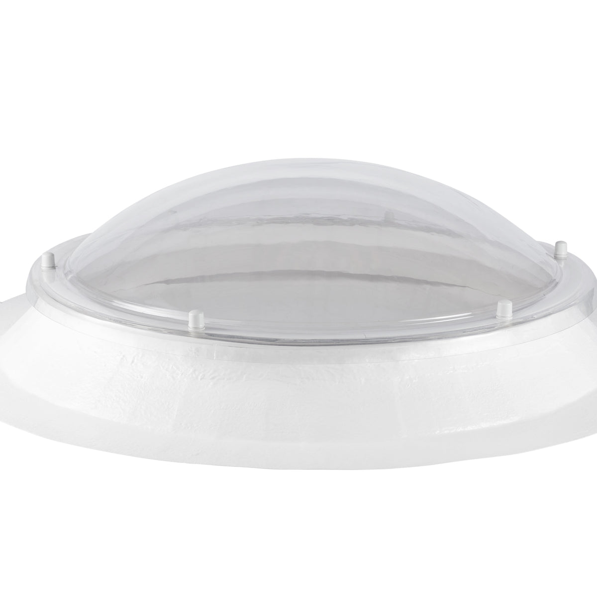 Coxdome Circular Range Polycarbonate Fixed Vent with Upstand 150mm ...