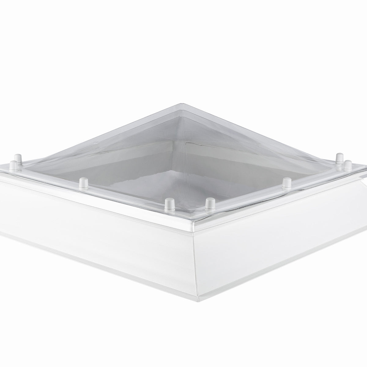 Coxdome Classic Range Polycarbonate - Pyramid - Electric With 150mm Bo ...
