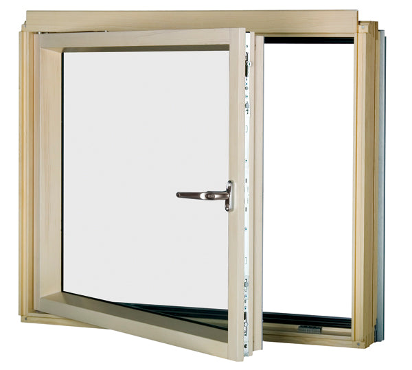 Natural Pine Left Opening L-Shaped Combination Windows (BDL) – INBUILD UK