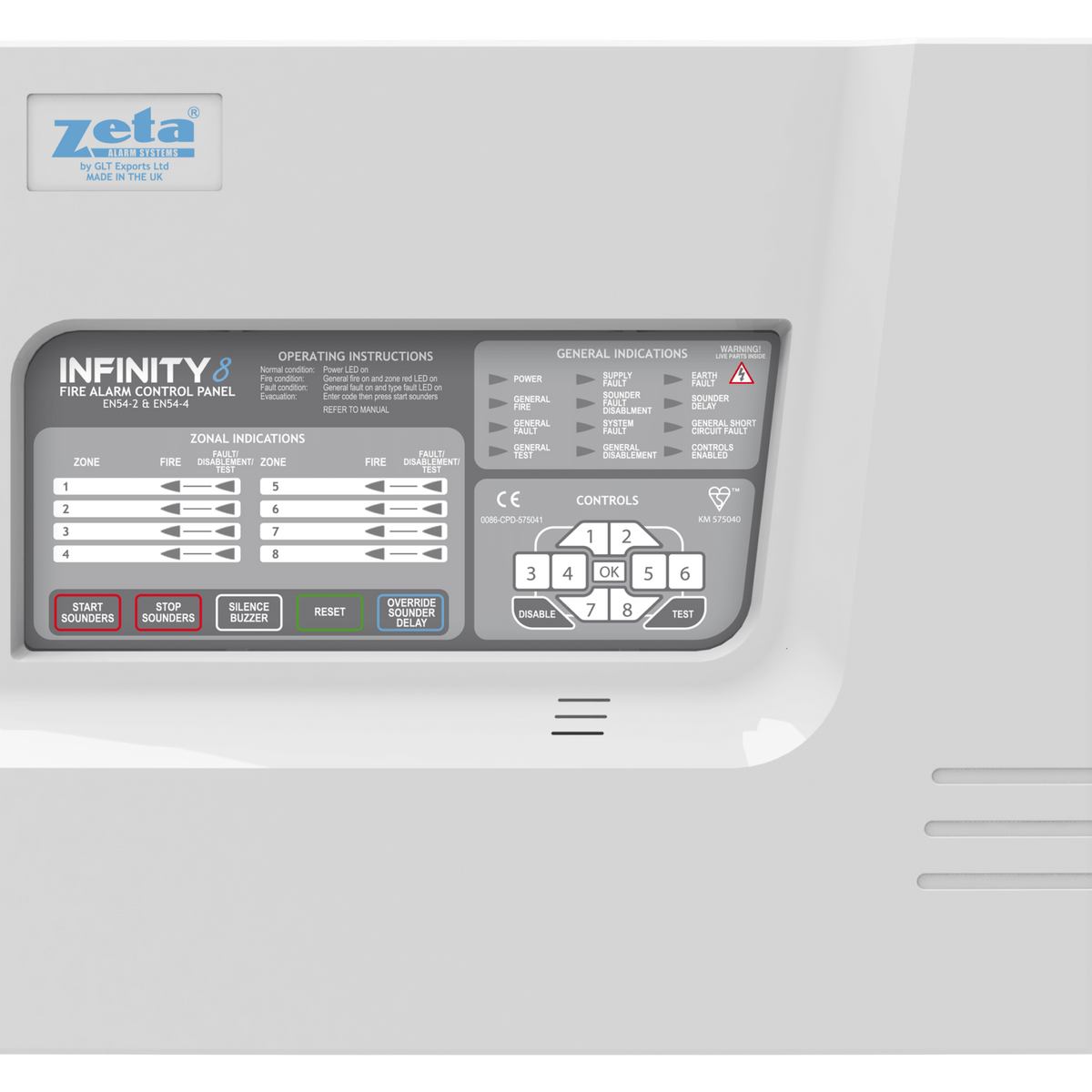 Infinity Conventional Fire Alarm Panel – INBUILD UK