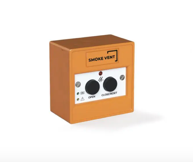 BG3/FOS ORANGE CALL POINT WITH LED INDICATION FOR SCP PANELS – INBUILD UK
