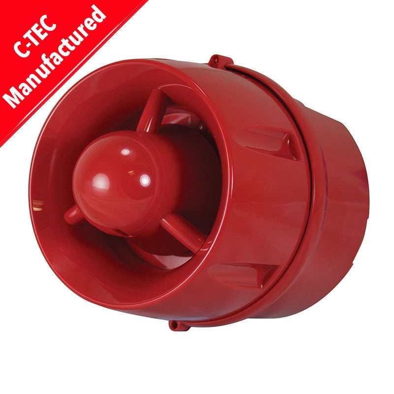 ActiV Wal voice sounder IP55/65 deep base RED – INBUILD UK